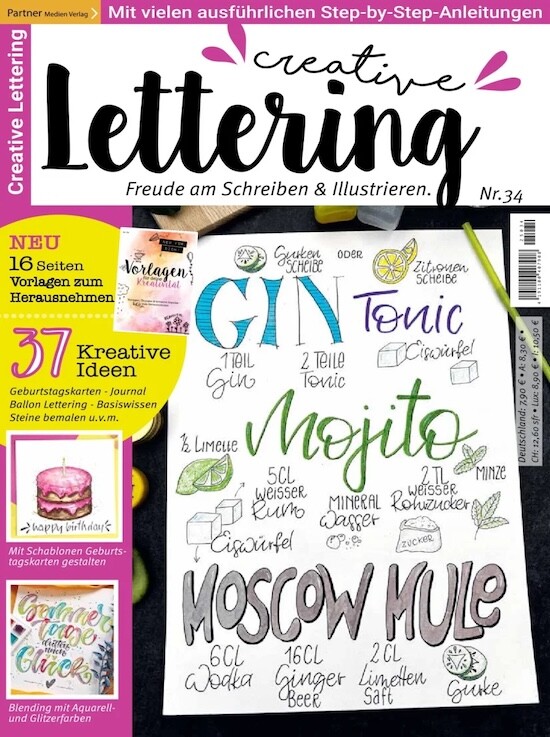 Creative Lettering Abo - hier günstig und sicher abonnieren